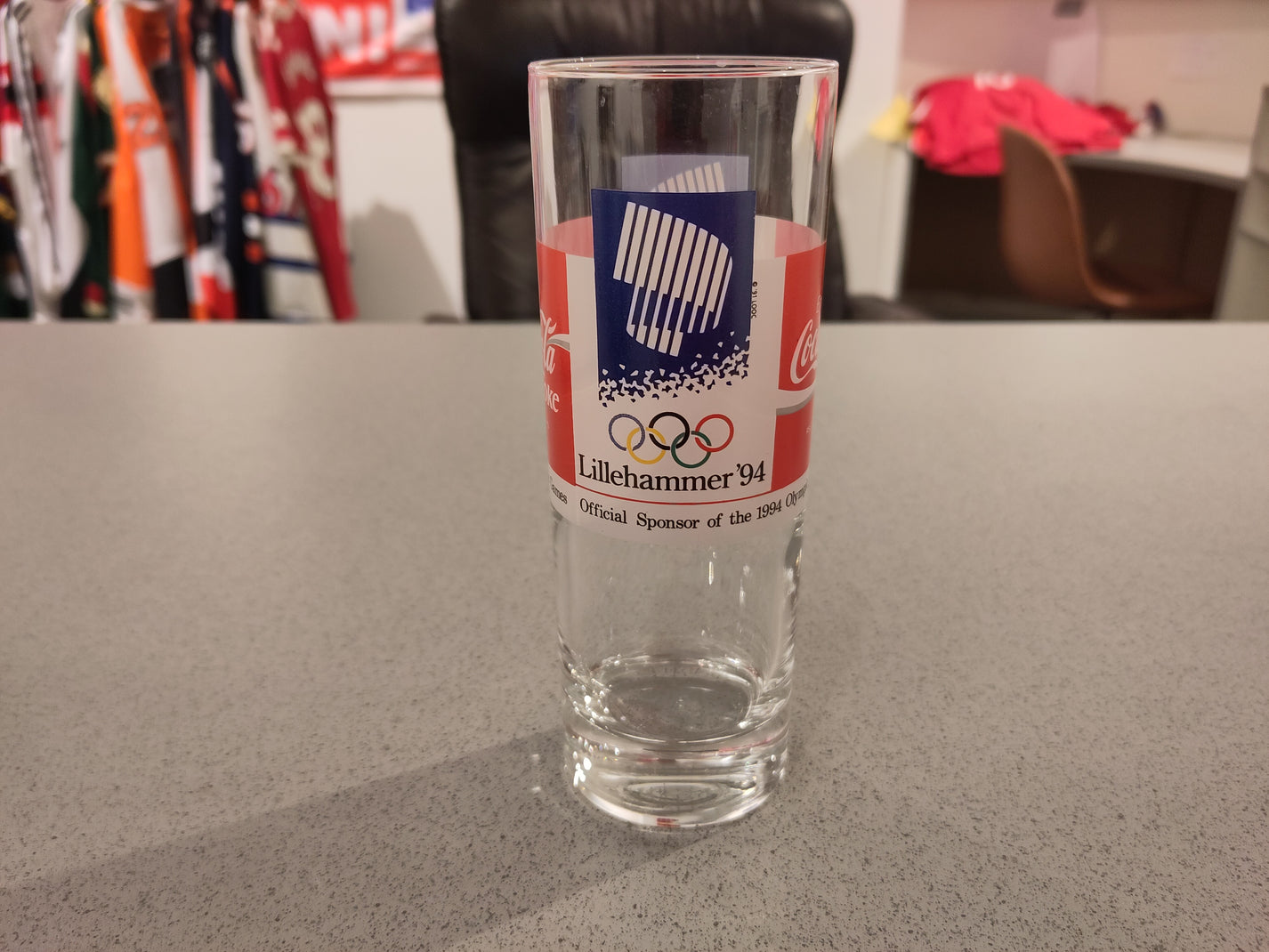 OL 1994 Lillehammer glass Coca-Cola (Enjoy Coca-Cola) – Forza Hamar