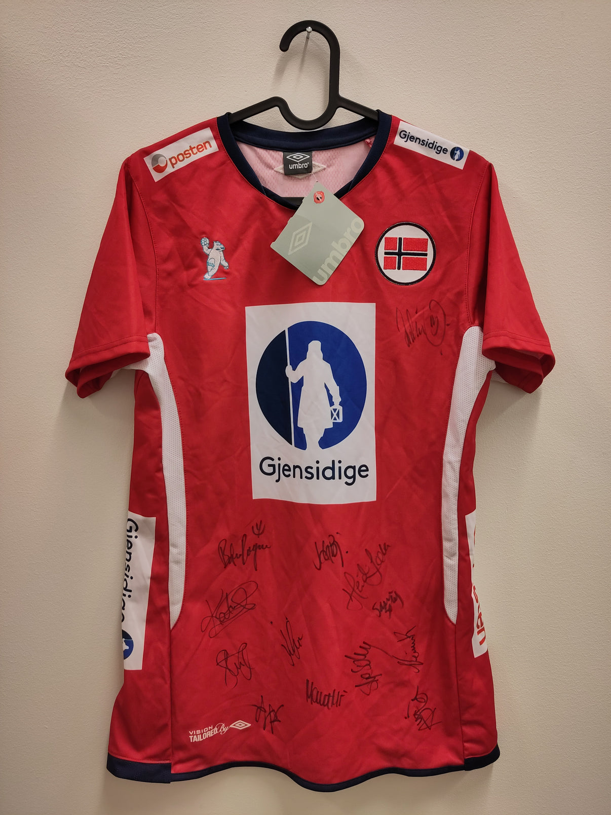 Norge drakt håndball signert – Forza Hamar